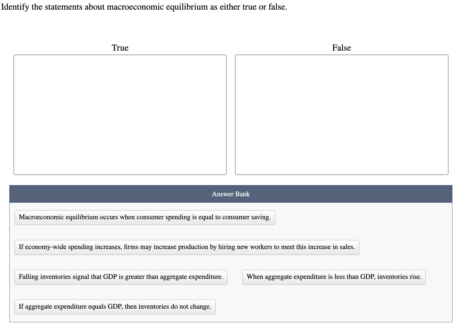 Solved Identify the statements about macroeconomic | Chegg.com