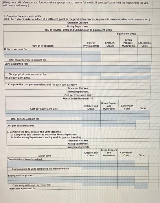 Solved Process Costing Five-step process: Materials added at | Chegg.com