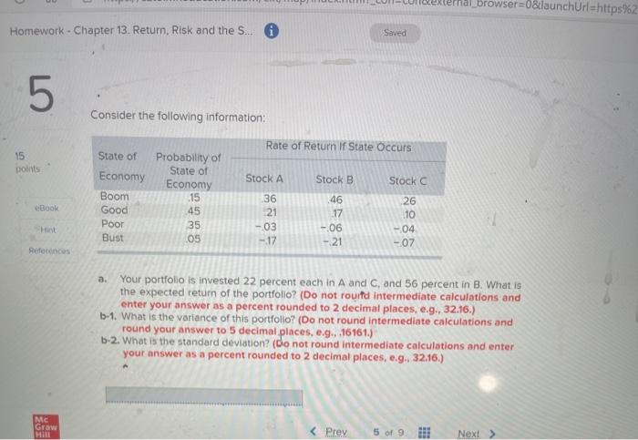 Solved ernal_browser=0&launchUrl=https%2 Homework - Chapter | Chegg.com