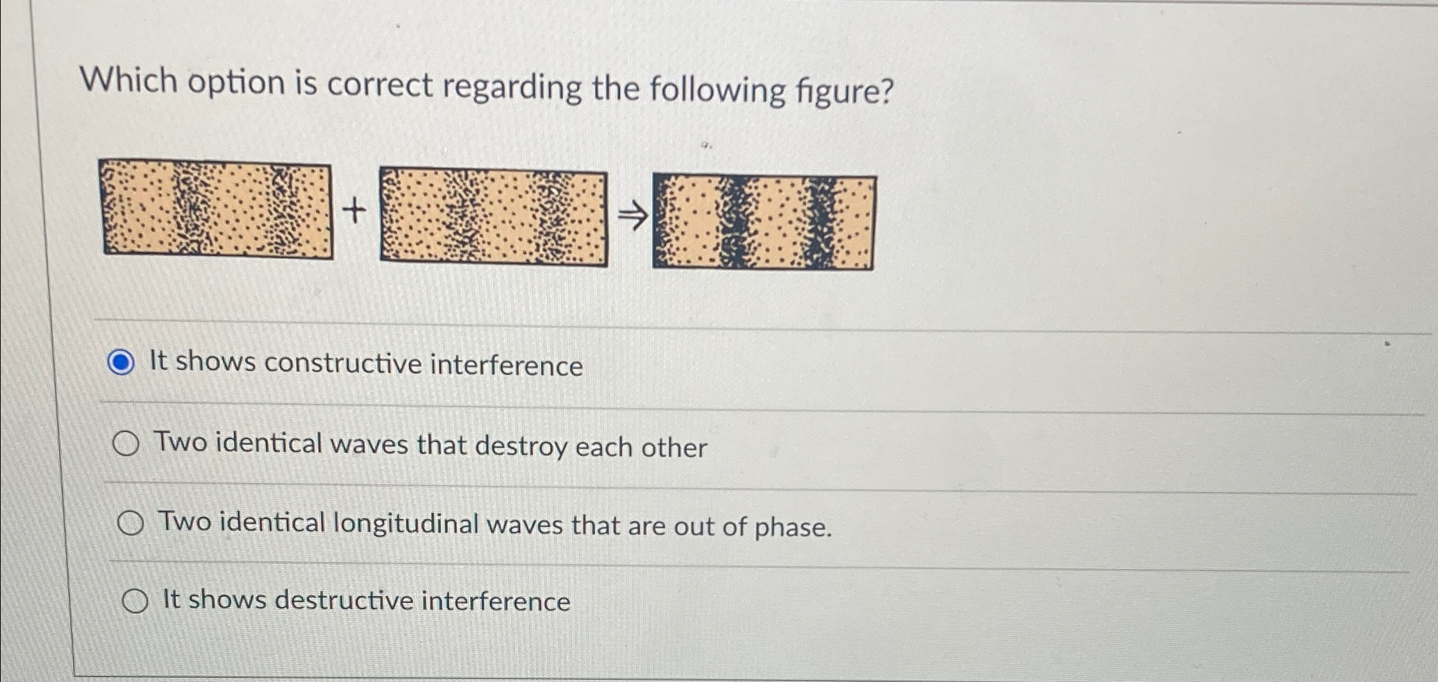 Which option is correct regarding the following | Chegg.com