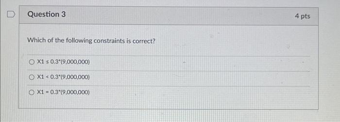 Solved Use the following problem statement to answer | Chegg.com