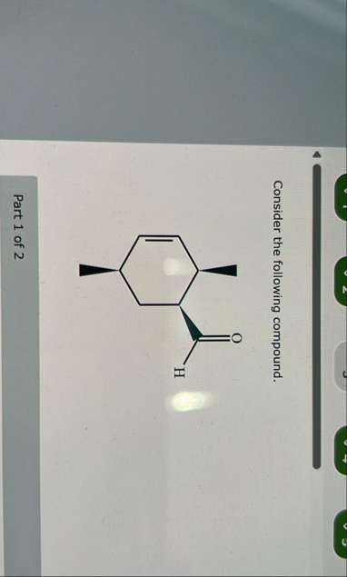 Consider the following compound.Part 1 ﻿of 2 | Chegg.com