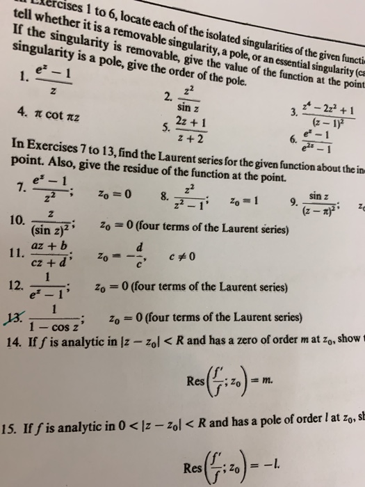 Solved ises 1 to 6, locate each of the isolated | Chegg.com