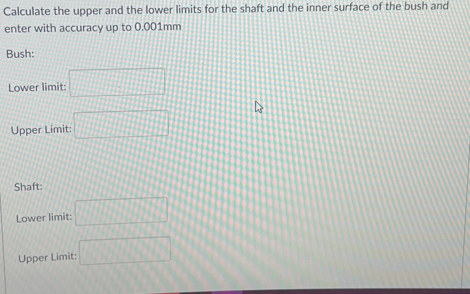 Calculate the upper and the lower limits for the | Chegg.com