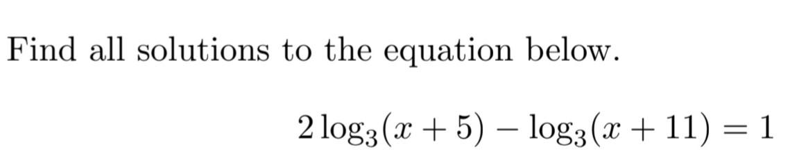 Solved Find all solutions to the equation below. | Chegg.com