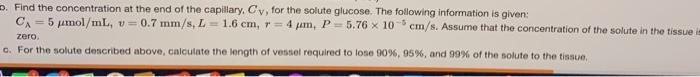 Solved 78.17 (M) Consider the case of a solute diffusing out | Chegg.com