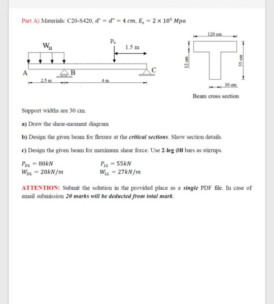 Solved Part A) Materials: C20-S420. d' = d" = 4 cm. E, = 2 | Chegg.com
