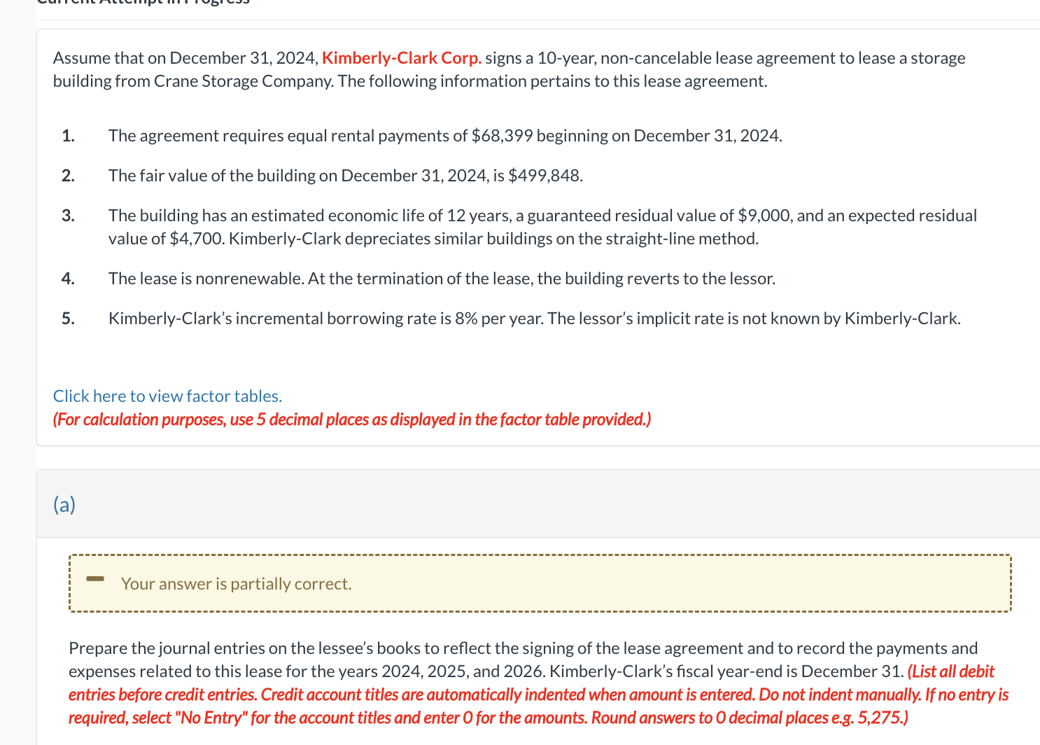 Solved Assume that on December 31, 2024, ﻿Kimberly-Clark | Chegg.com