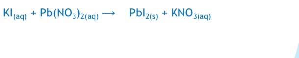 Solved KI(aq)+Pb(NO3)2(aq)→PbI2( s)+KNO3(aq) | Chegg.com