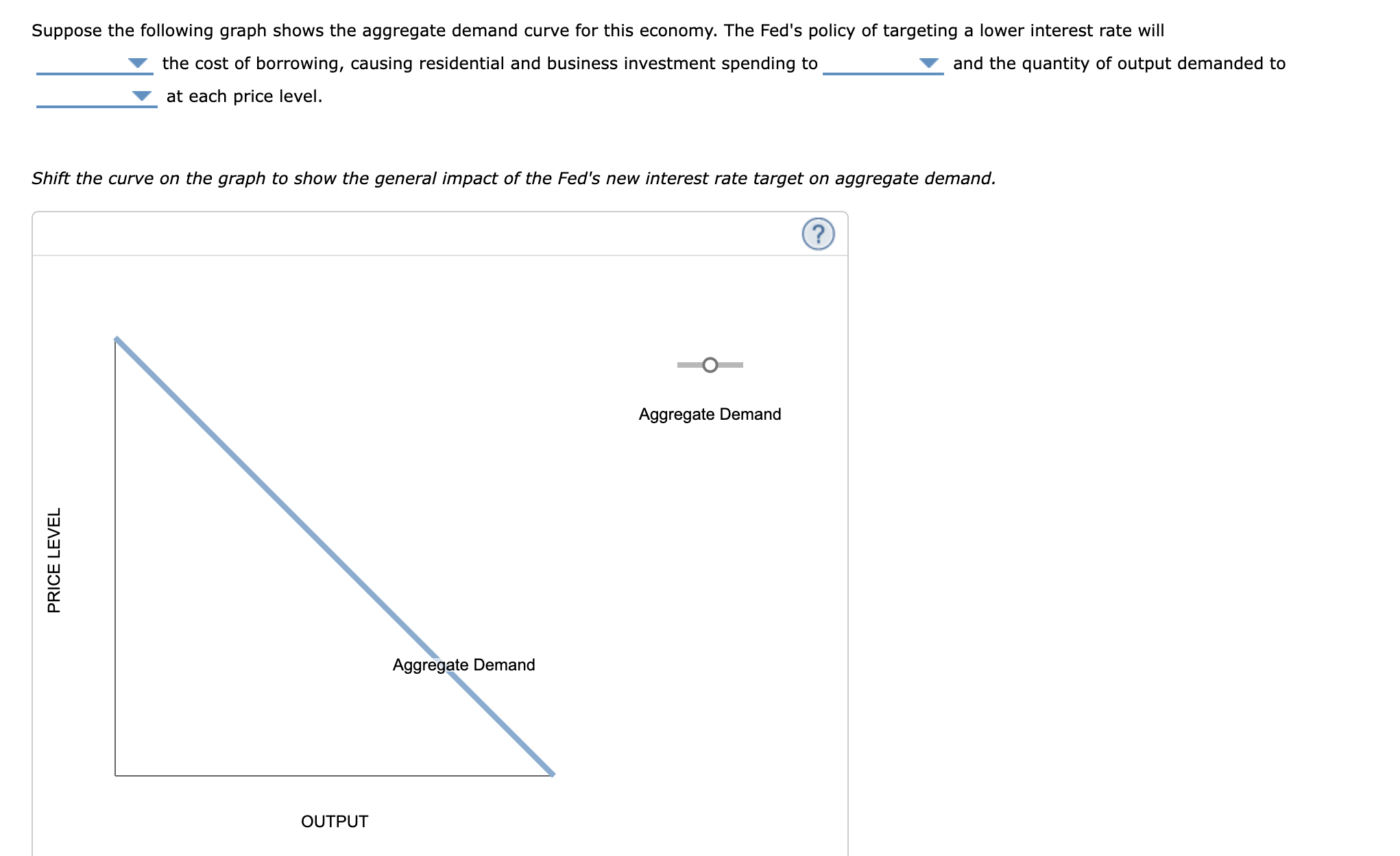 Solved Suppose the following graph shows the aggregate | Chegg.com