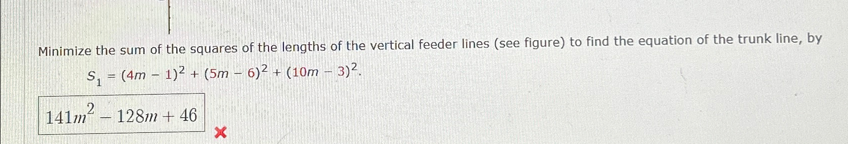 Solved Minimize the sum of the squares of the lengths of the | Chegg.com