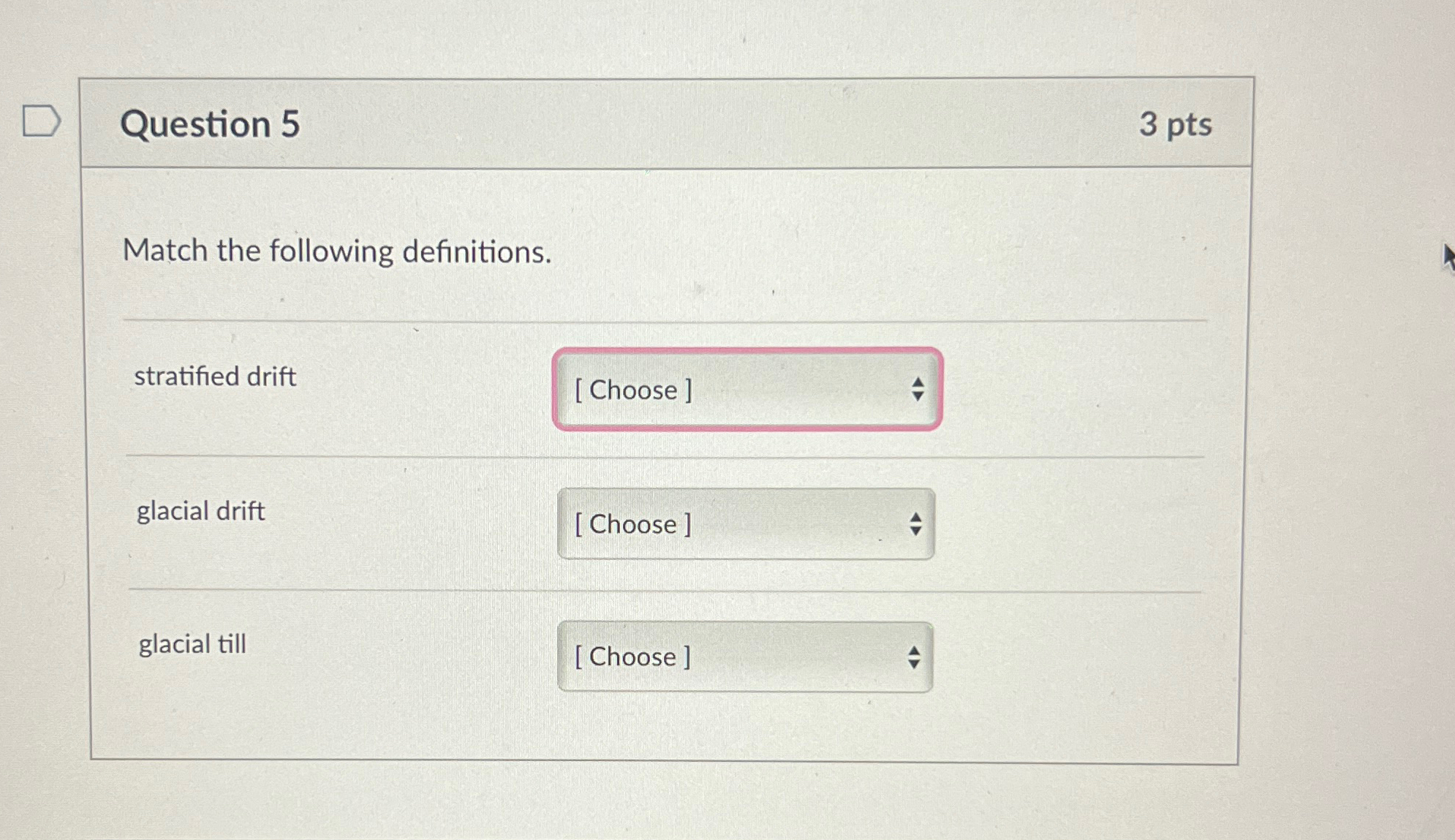 Solved Question 53 ﻿ptsMatch the following | Chegg.com