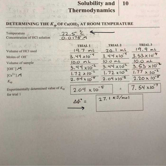 Solved Calculate DeltaH and DeltaS using the following | Chegg.com