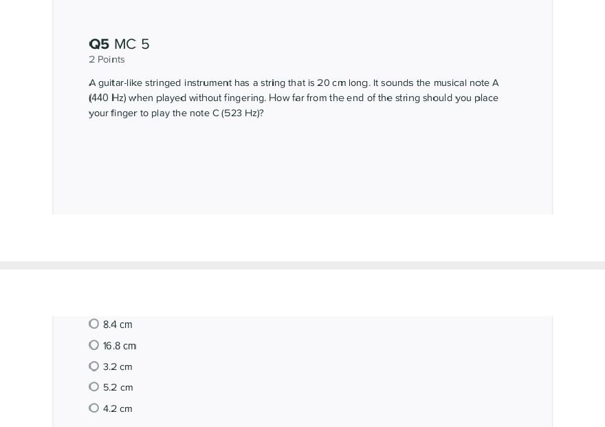 Solved A guitar-like stringed instrument has a string that | Chegg.com