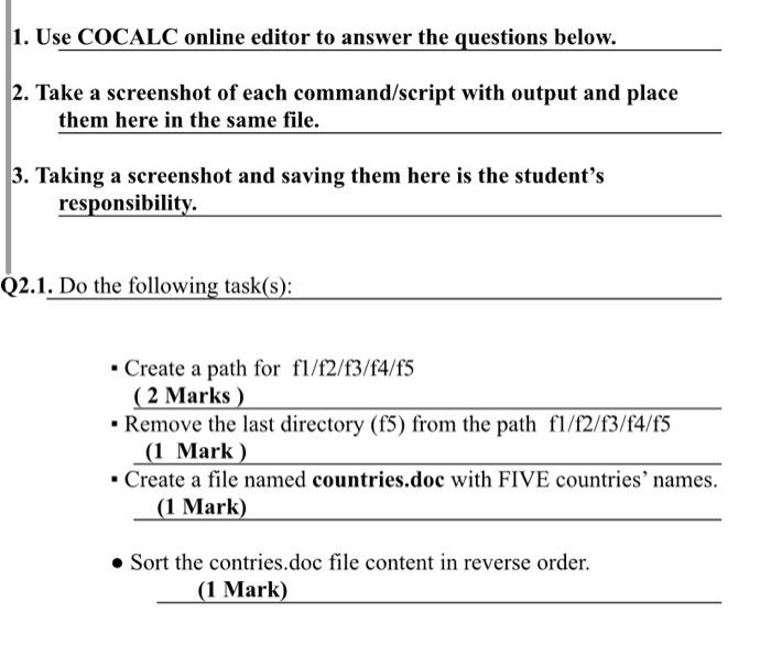 Solved 1. Use COCALC online editor to answer the questions | Chegg.com