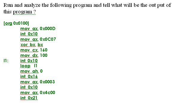 Solved Run and analyze the following program and tell what | Chegg.com
