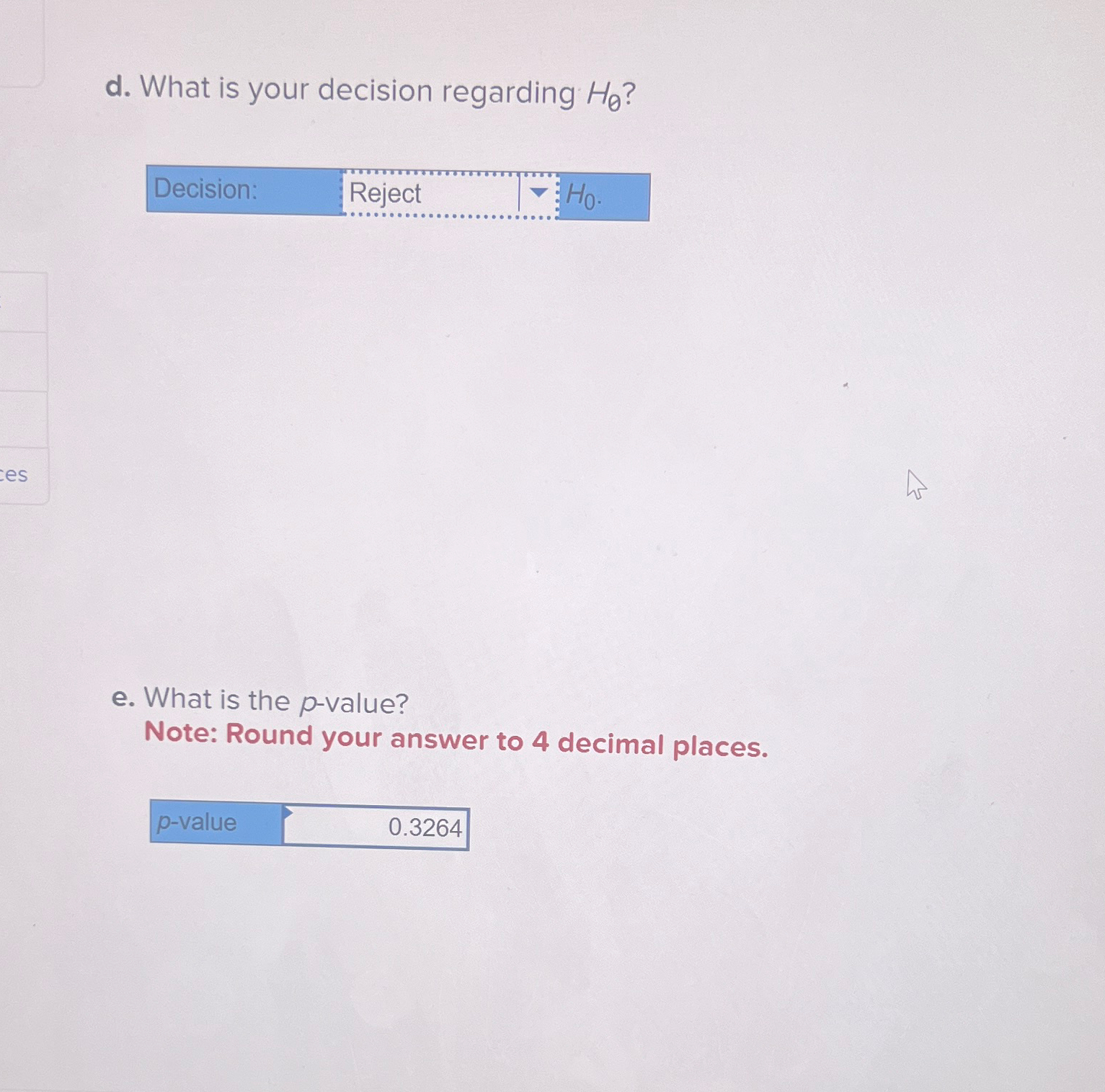 Solved A sample of 40 ﻿observations is selected from one | Chegg.com