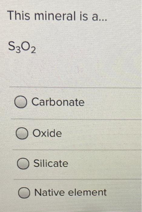 Solved This mineral is a... CuMg4+Mn2+4O8(OH)4 Carbonate | Chegg.com