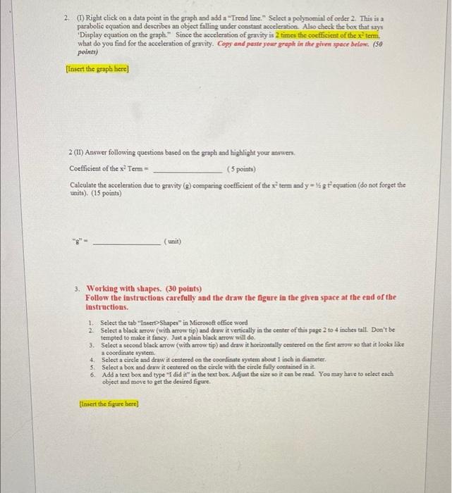 Solved Lab 1 - Graphing Your name: Read the assignment | Chegg.com