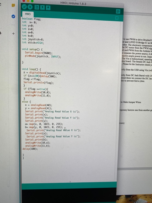 Solved plz write arduino code for this assigment using these | Chegg.com