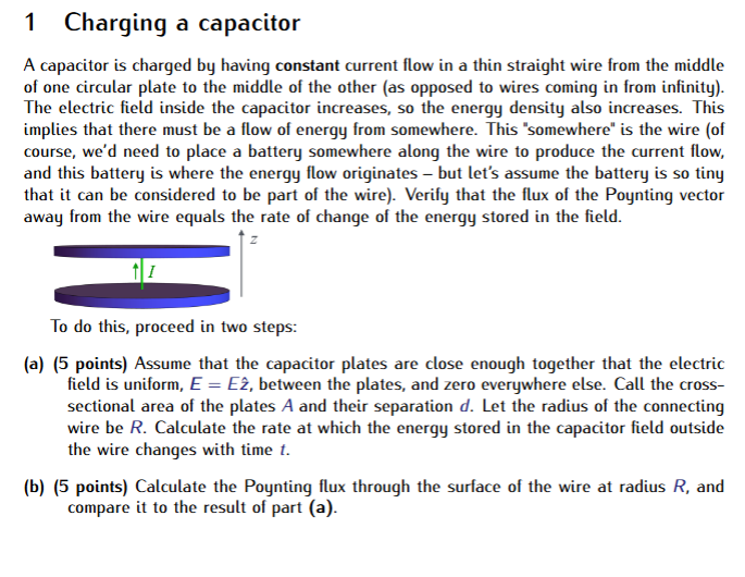 Solved 1 ﻿Charging a capacitor A capacitor is charged by | Chegg.com