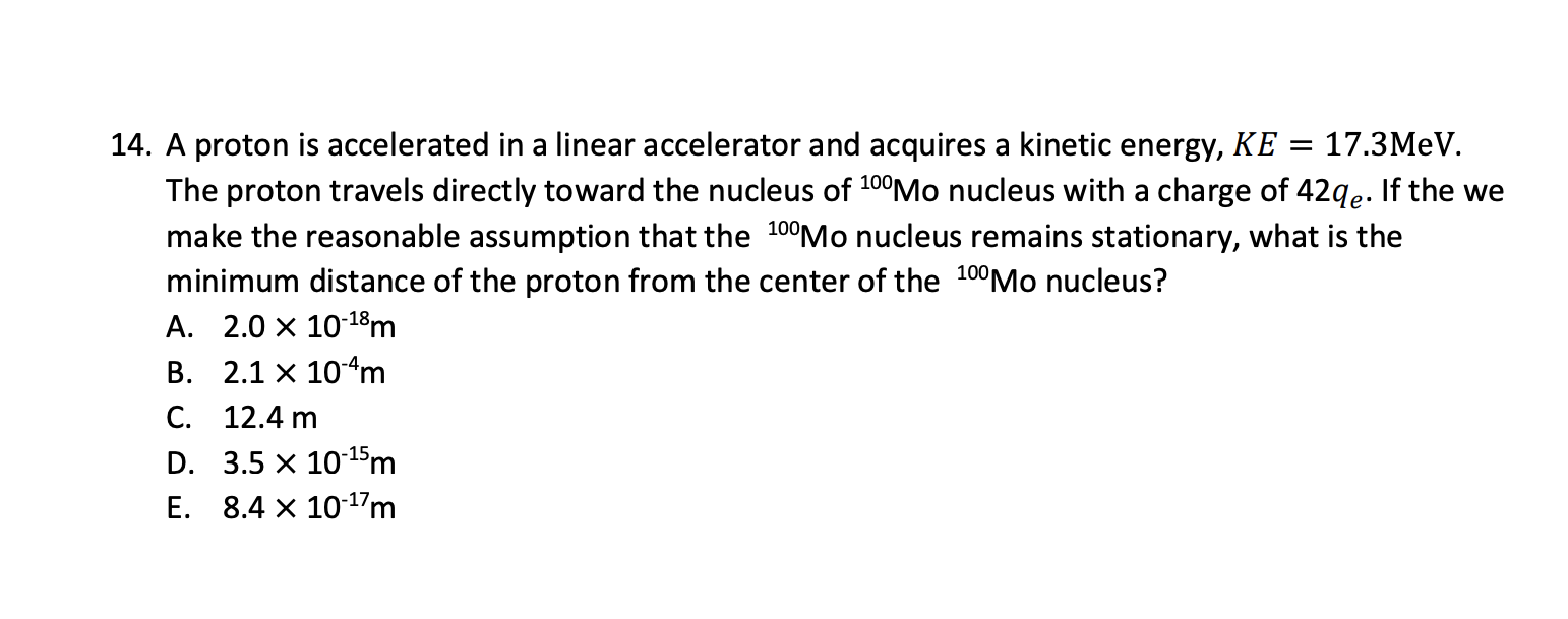 Solved A proton is accelerated in a linear accelerator and | Chegg.com