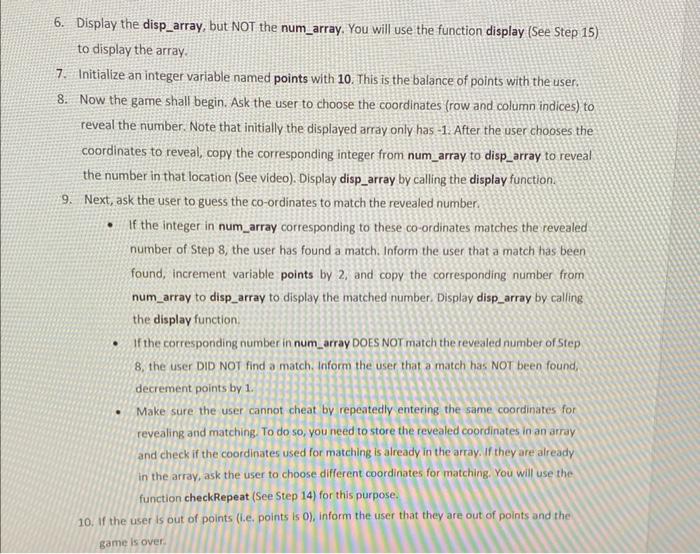 Solved 1. Declare two global integer constants for rows and | Chegg.com