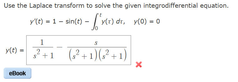 Solved Use the Laplace transform to ﻿solve the given | Chegg.com