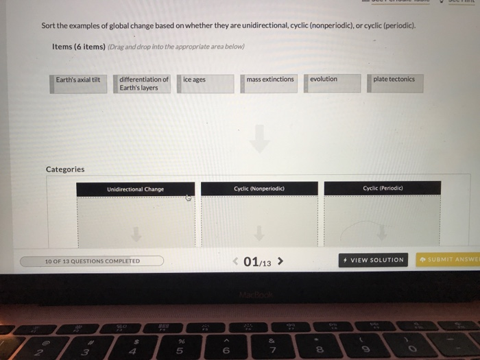 Solved Sort the examples of global change based on whether | Chegg.com