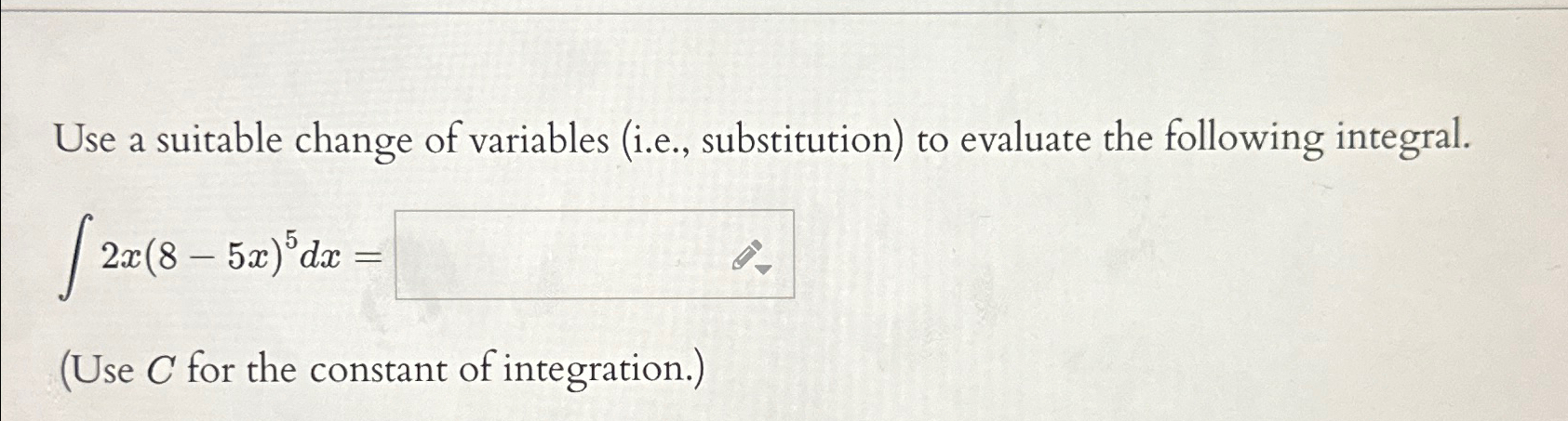 Solved Use a suitable change of variables (i.e., | Chegg.com