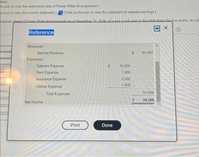 Solved Data table ioon to view the assembled data of Flower | Chegg.com