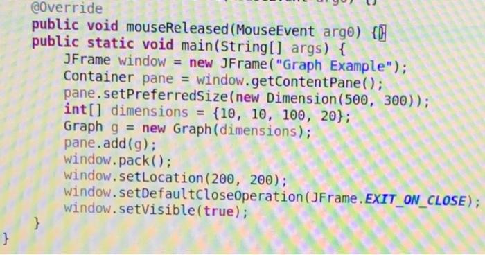import java.awt.Container; import | Chegg.com