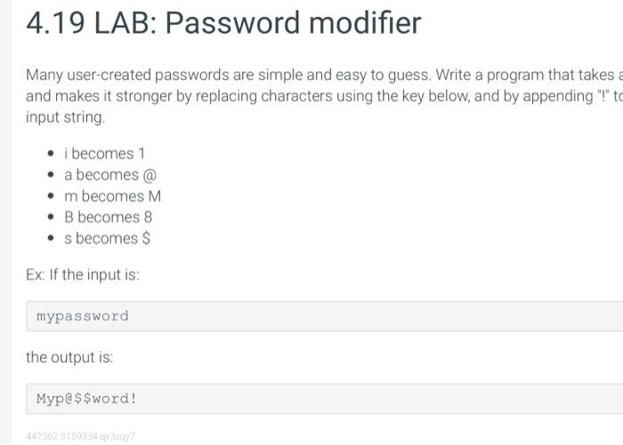 Solved 4 19 Lab Password Modifier Many User Created