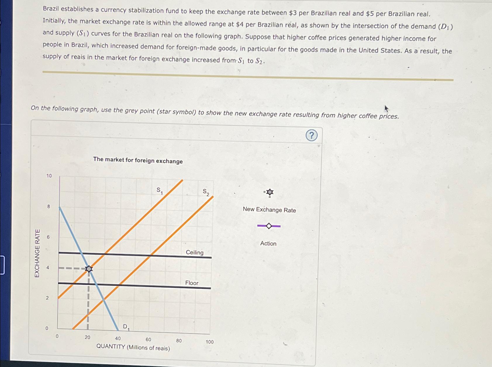 Solved Brazil establishes a currency stabilization fund to | Chegg.com