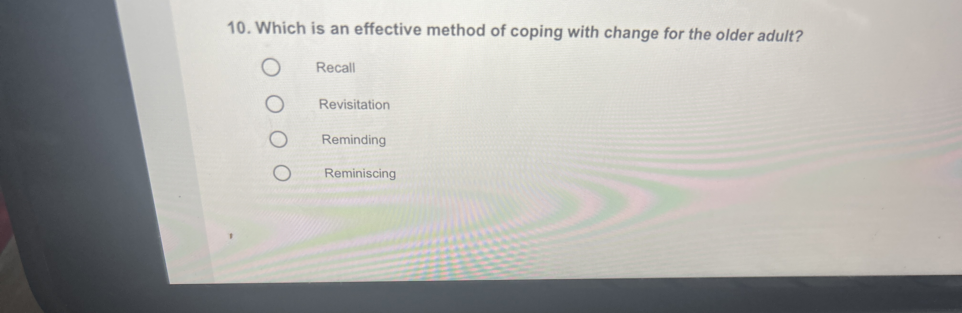 Solved Which is an effective method of coping with change | Chegg.com