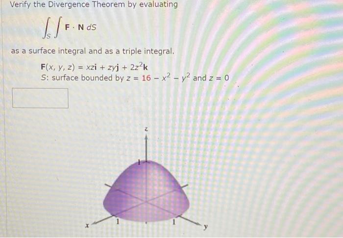 Solved Verify the Divergence Theorem by evaluating: as a | Chegg.com