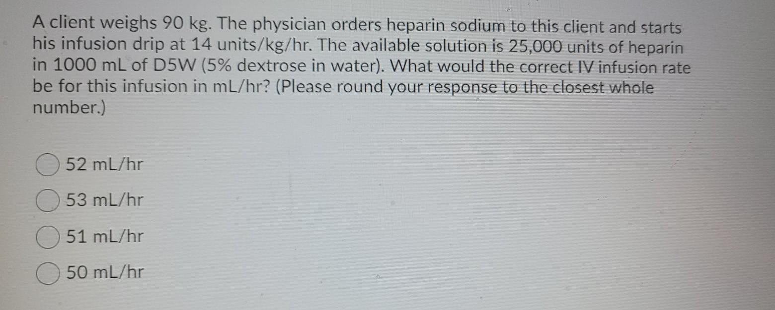 Solved The physician has ordered Intropin (dopamine) 400 mg | Chegg.com