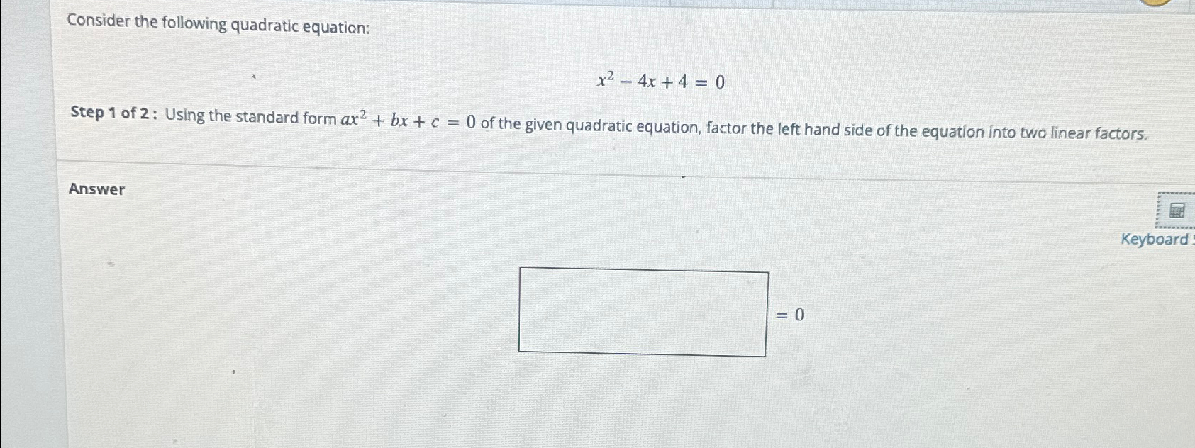 Solved Consider the following quadratic | Chegg.com