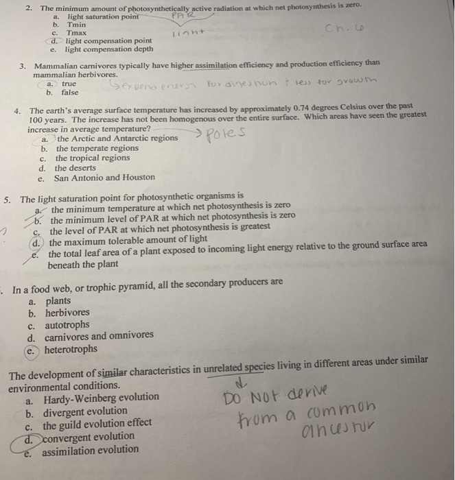 Solved double check my answers please! there are a few I am | Chegg.com