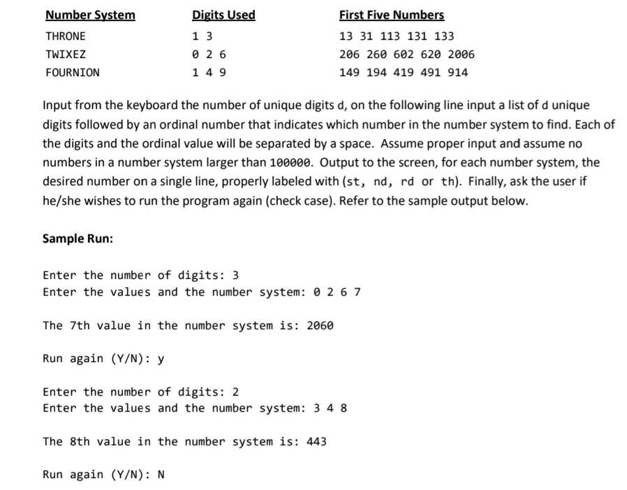 Solved 2 Different Number Systems Use Different Symbols To Chegg
