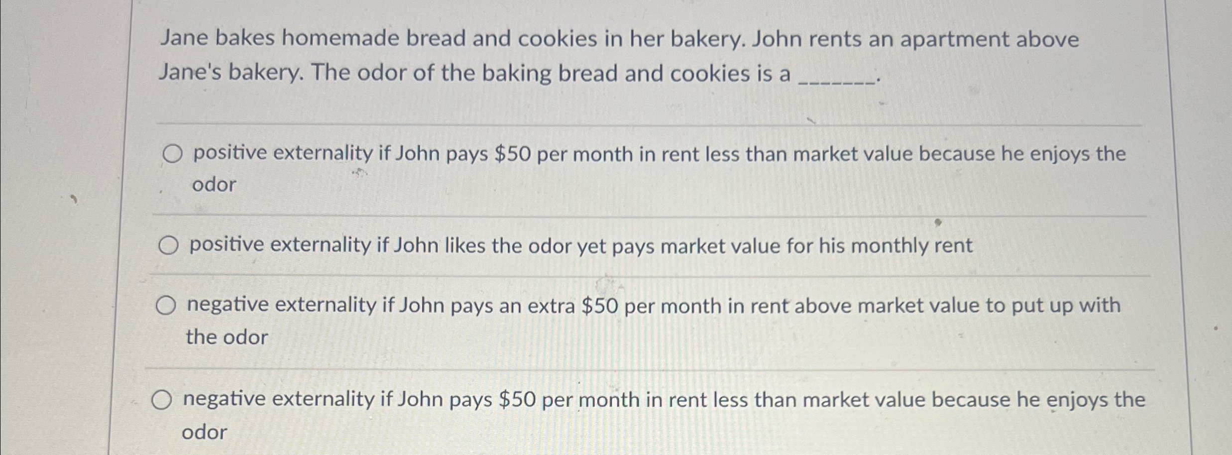Solved Jane bakes homemade bread and cookies in her bakery. | Chegg.com