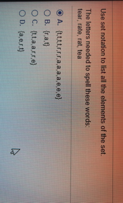 Solved Use set notation to list all the elements of the set. | Chegg.com