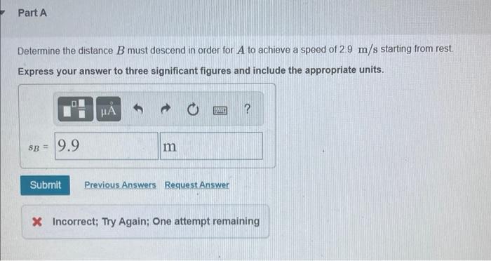 Solved Problem 14.66 The assembly consists of two blocks A | Chegg.com