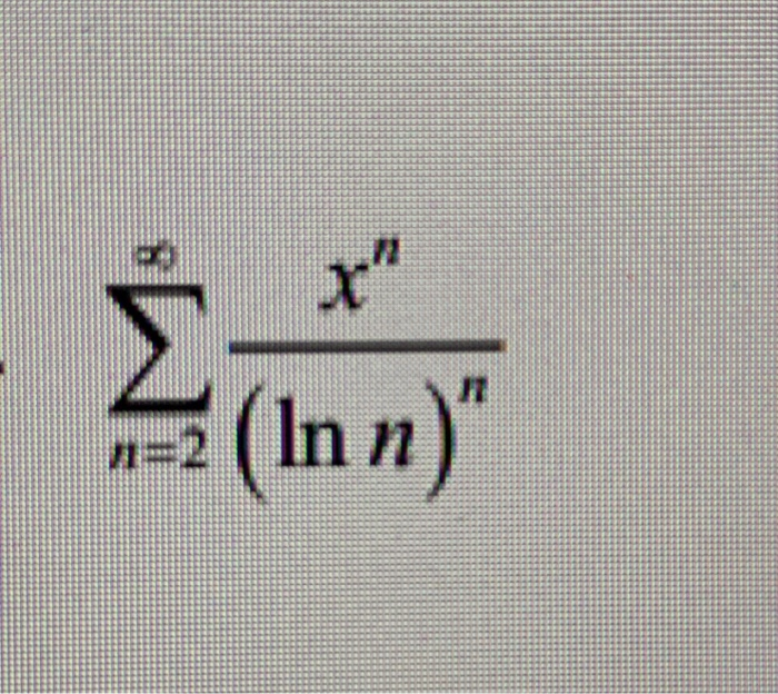 Solved find the radius of convergence and interval of | Chegg.com