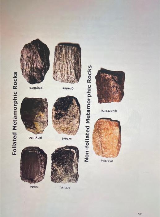 Solved Lab 10: Rocks and Rock Identification In this fob you | Chegg.com