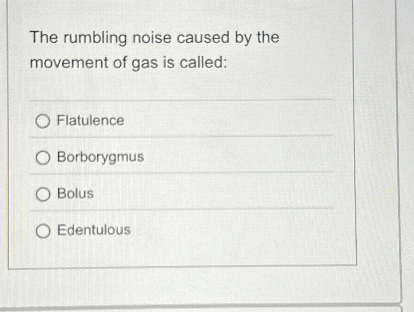 Solved The rumbling noise caused by themovement of gas is | Chegg.com