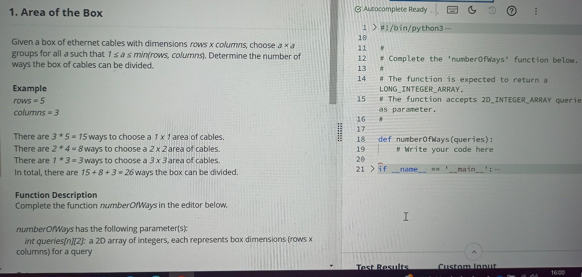 Solved Function Description Complete the function | Chegg.com