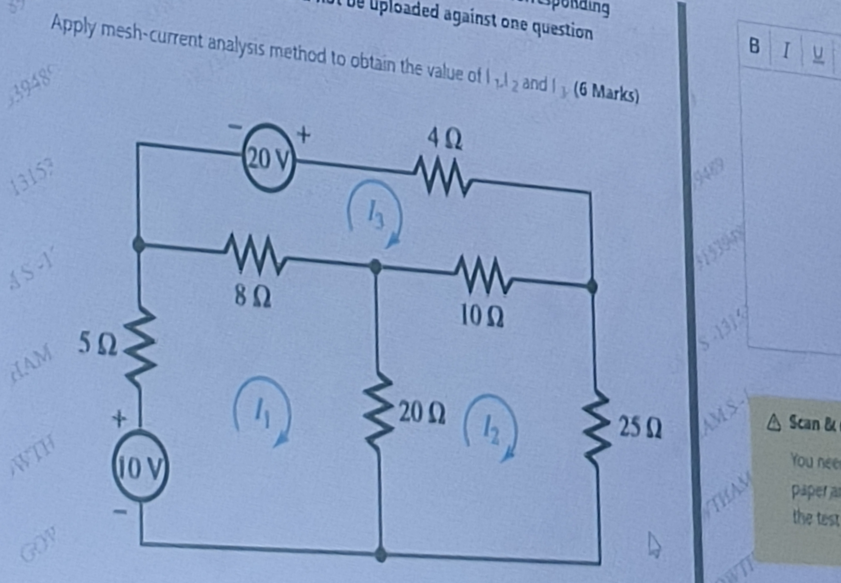 Solved Apply Mesh Node Analysis Method And To Obtain Value Chegg Solved Apply Mesh Node Analysis Method And To Obtain Value Chegg