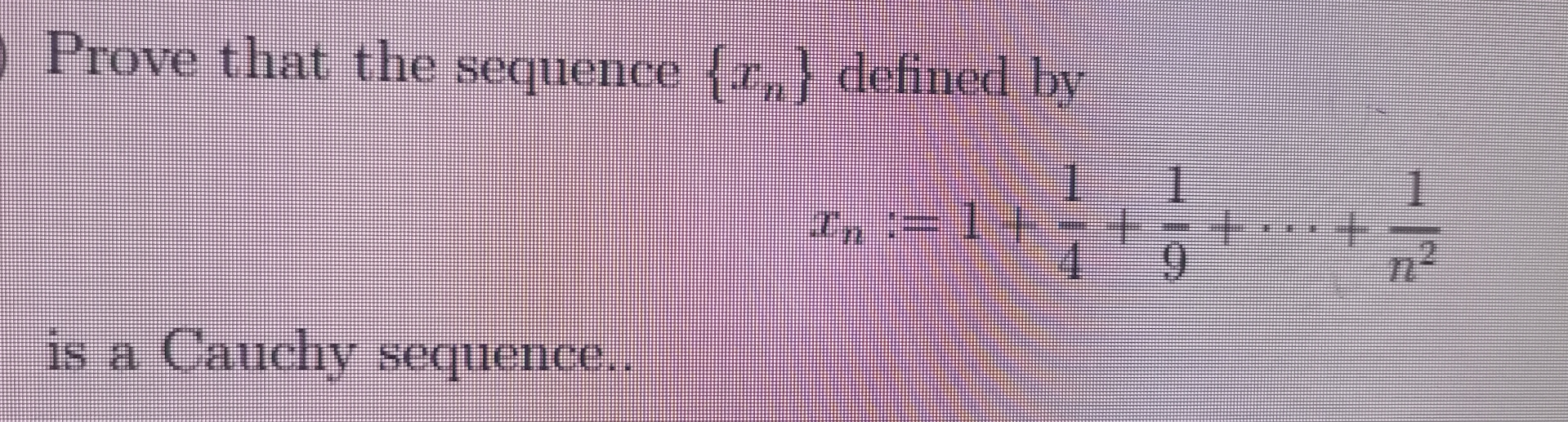 Solved Prove that the sequence {xn} ﻿defined | Chegg.com