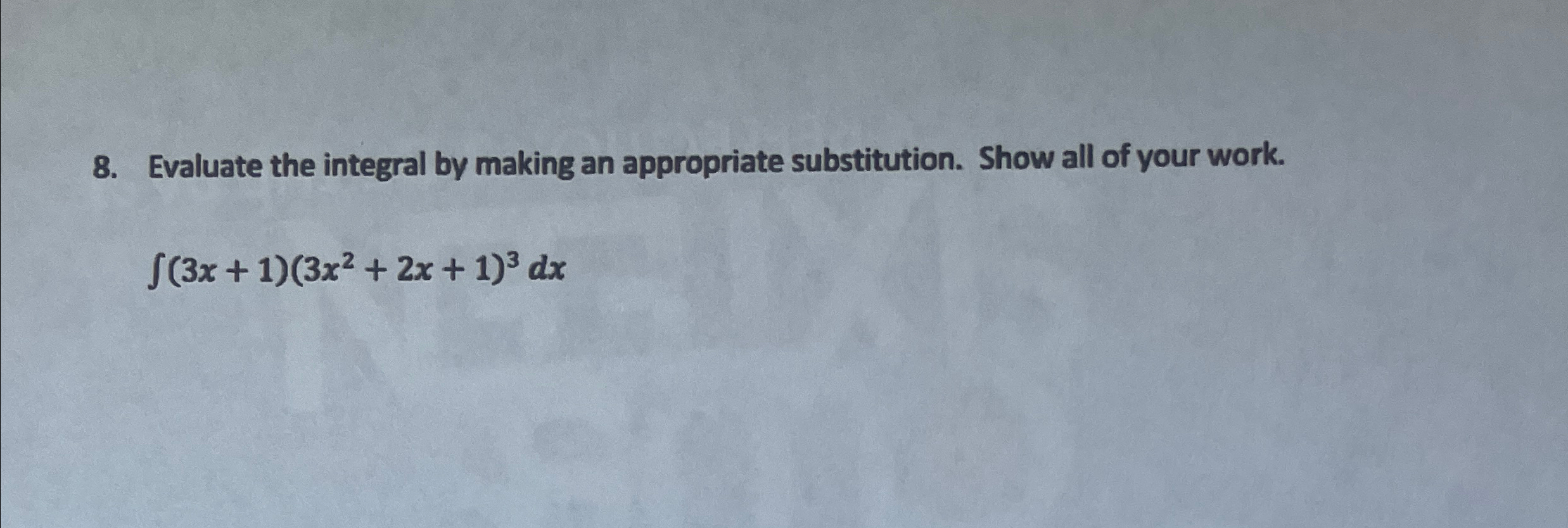 Solved Evaluate the integral by making an appropriate | Chegg.com
